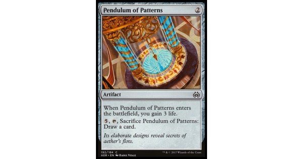 Pendulum of Patterns-192 | MTG | Aether Revolt