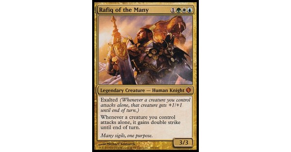Rafiq of the Many-185 | MTG SP cond | Shards of Alara