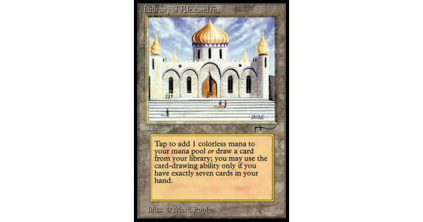Library of Alexandria-76 | MTG | Arabian Nights