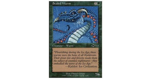 Scaled Wurm-62 | MTG | Beatdown Box Set