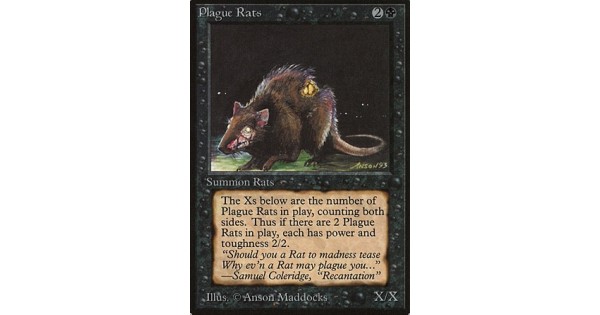 Plague Rats-122 | MTG | Limited Edition Beta