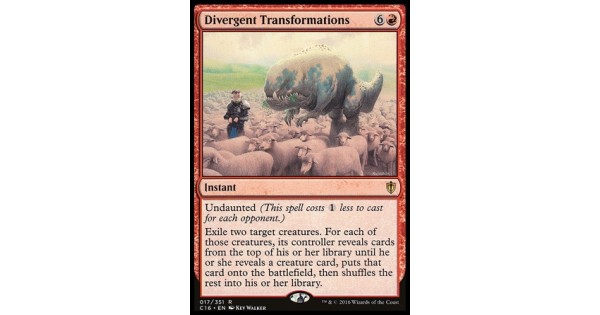 Divergent Transformations-17 | MTG | Commander 2016