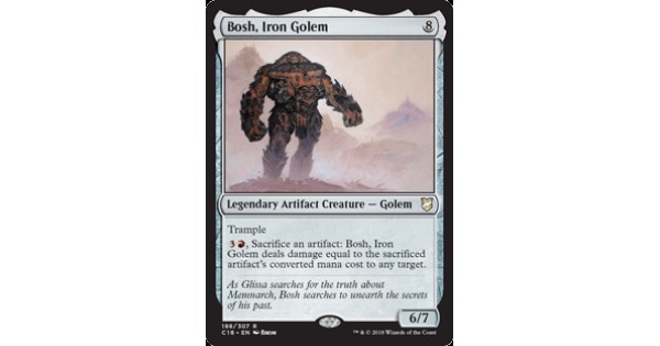 Bosh, Iron Golem-143 | MTG | Commander 2018
