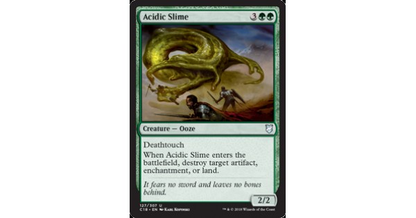 Acidic Slime-221 | MTG | Commander 2018