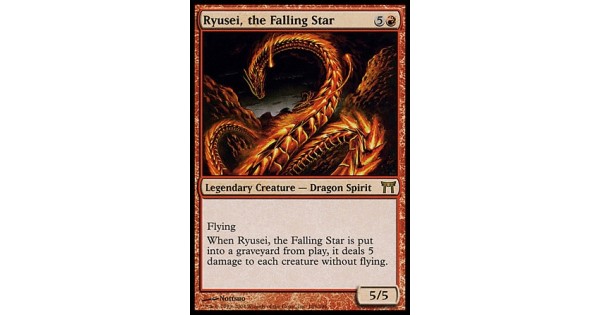 Ryusei, the Falling Star-185 | MTG SP cond | Champions of Kamigawa