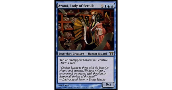 Azami, Lady of Scrolls-52 | MTG SP cond | Champions of Kamigawa