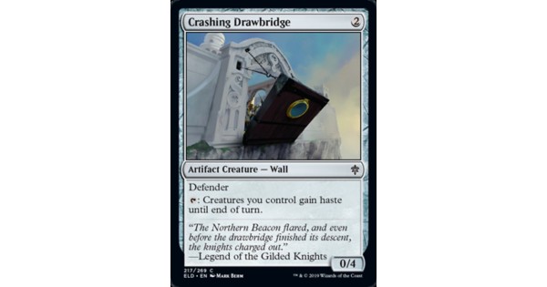 Crashing Drawbridge-217 | MTG | Throne of Eldraine