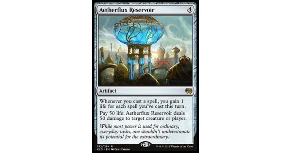 Aetherflux Reservoir-192 | MTG | Kaladesh