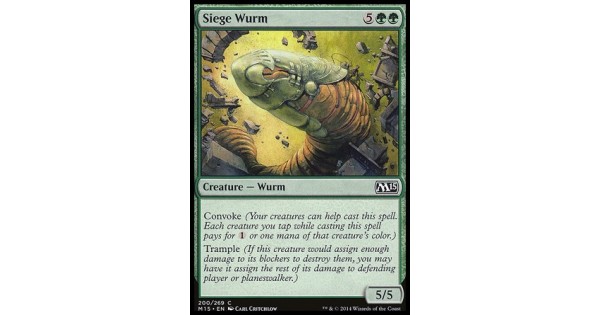 Siege Wurm-200 | MTG | Magic 2015