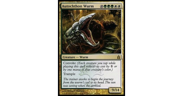 Autochthon Wurm-191 | MTG | Ravnica: City of Guilds