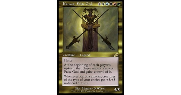 Karona, False God-138 | MTG SP cond | Scourge