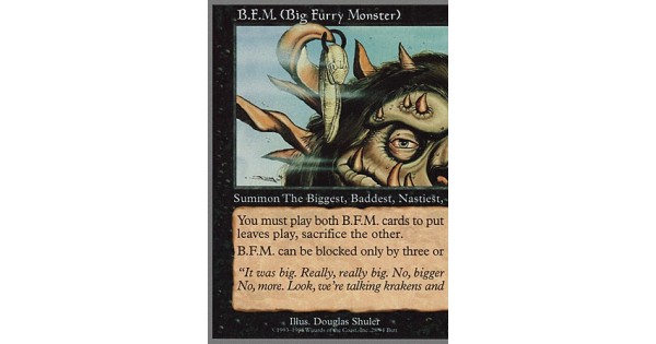 B.F.M. (Big Furry Monster)-28 | MTG | Unglued