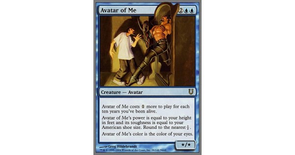 Avatar of Me-26 | MTG | Unhinged