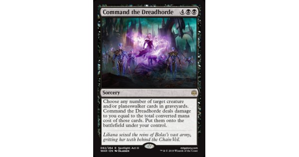 Command the Dreadhorde-82 | MTG | War Of The Spark