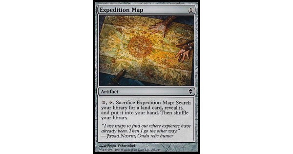 Expedition Map-201 | MTG | Zendikar