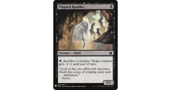 Plagued Rusalka-736 | MTG | Mystery Booster