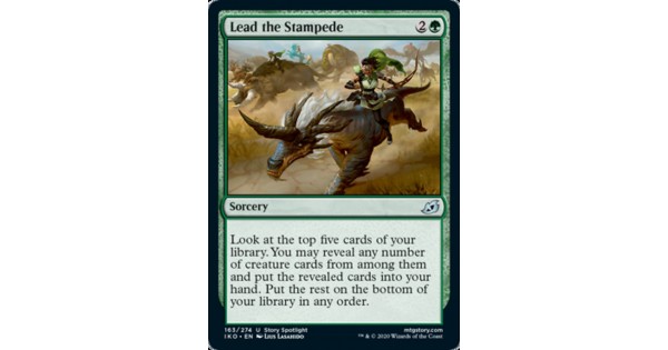 Lead the Stampede-163 | MTG | Ikoria: Lair of Behemoths