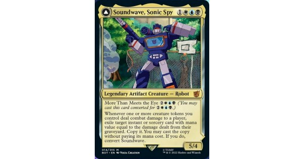 Soundwave, Sonic Spy-14 | Transformers MTG