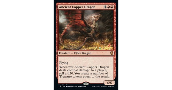 Ancient Copper Dragon-161 | MTG | Commander Legends: Battle for Baldur's Gate