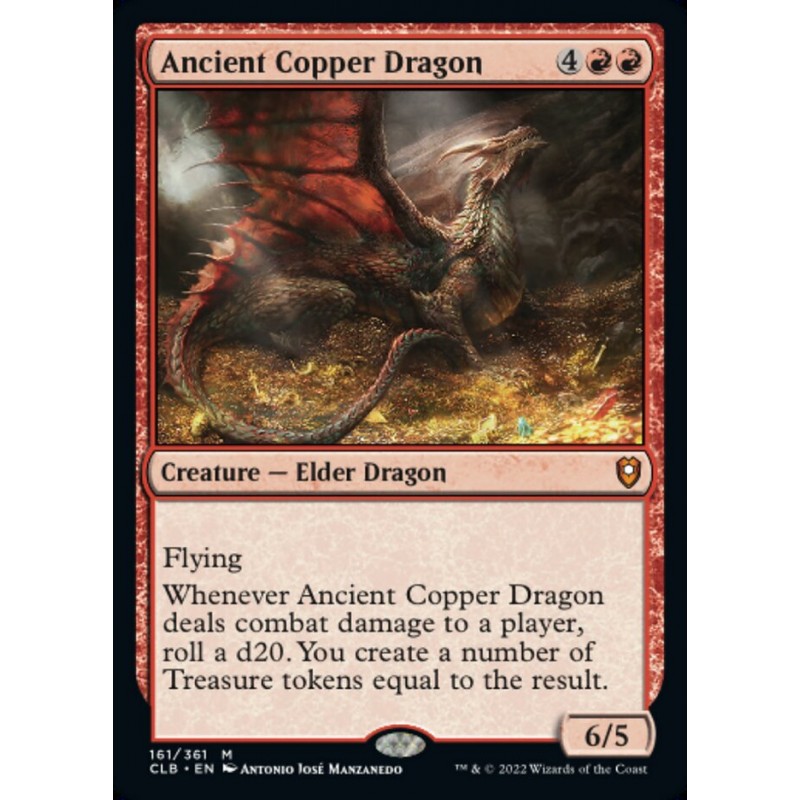 Ancient Copper Dragon-161 | MTG | Commander Legends: Battle for Baldur ...