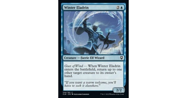 Winter Eladrin-104 | MTG | Commander Legends: Battle for Baldur's Gate