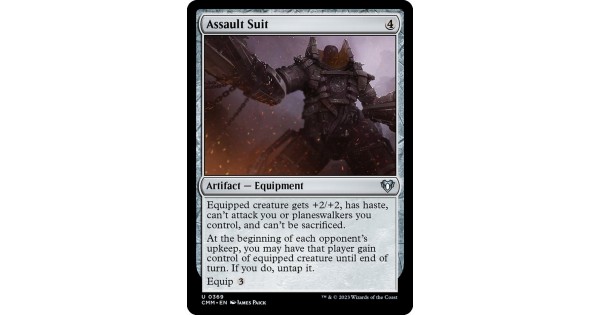Assault Suit - 369| Mtg карта | Commander Masters
