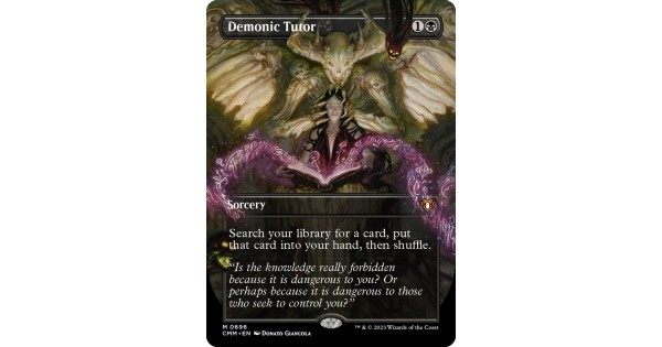 Demonic Tutor - 696| Mtg карта | Commander Masters
