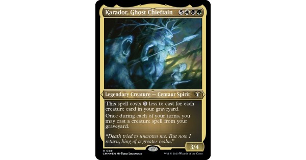 Karador, Ghost Chieftain - 581| Mtg карта | Commander Masters