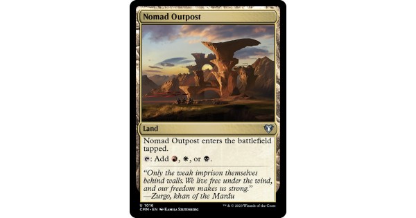 Nomad Outpost - 1016| Mtg карта | Commander Masters