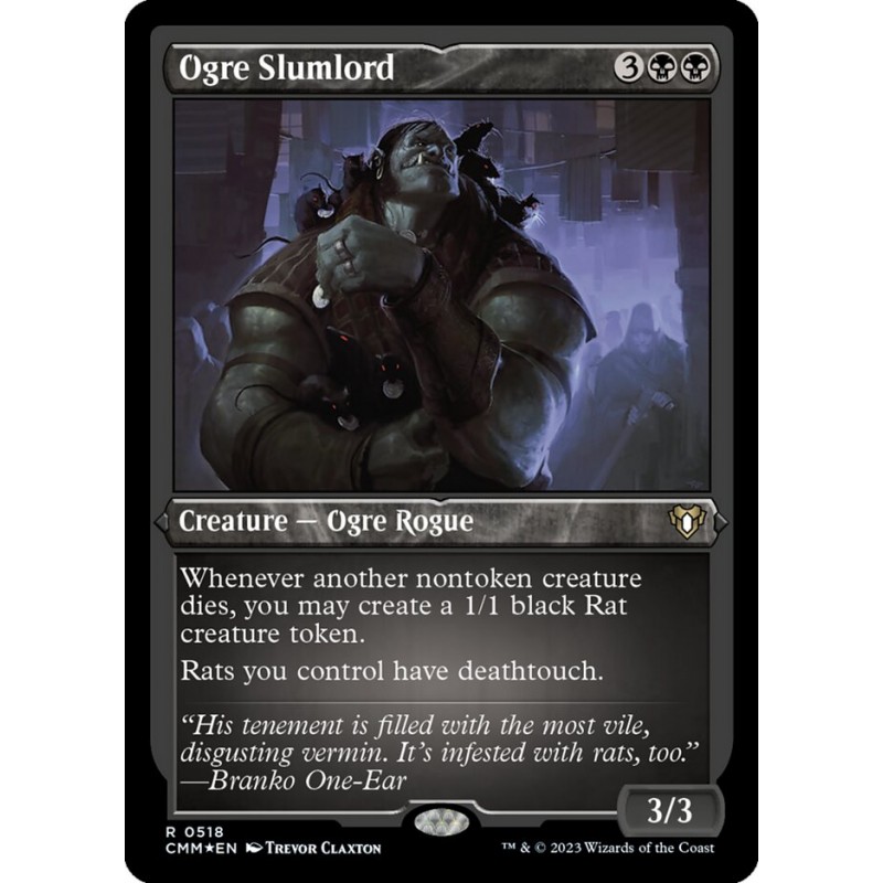 Ogre Slumlord - 518| Mtg карта | Commander Masters