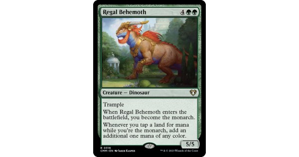 Regal Behemoth - 316| Mtg карта | Commander Masters