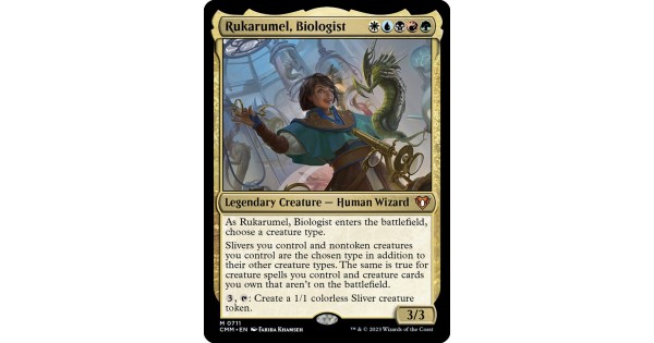 Rukarumel, Biologist - 711| Mtg карта | Commander Masters