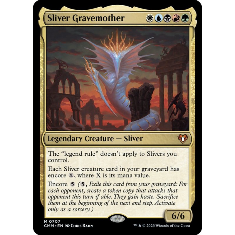 Sliver Gravemother 707 Mtg карта Commander Masters