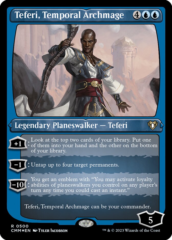 Teferi, Temporal Archmage - 500| Mtg карта | Commander Masters