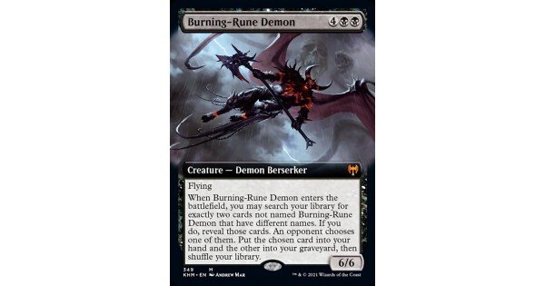 Burning-Rune Demon-349 | MTG | Kaldheim
