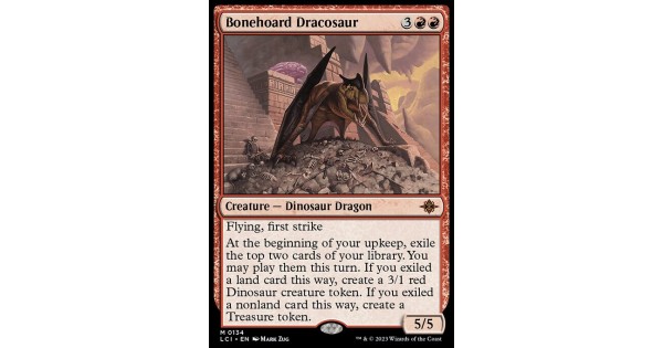 Bonehoard Dracosaur-134 | MTG Foil | The Lost Caverns of Ixalan