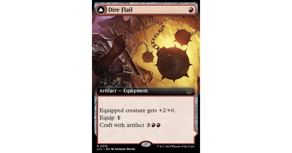 Dire Flail-374 | Карта MTG | Купить в SpellMarket