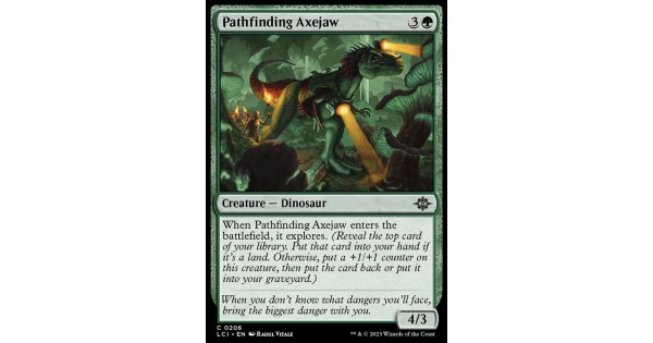 Pathfinding Axejaw-206 | MTG Foil | The Lost Caverns of Ixalan