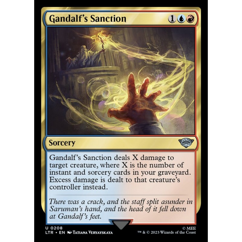 Gandalf's Sanction-208 | The Lord of the Rings MTG