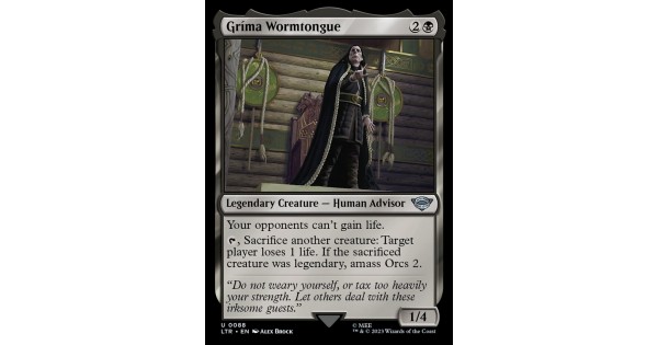 Grima Wormtongue-88 | MTG Foil | The Lord of the Rings: Tales of Middle ...
