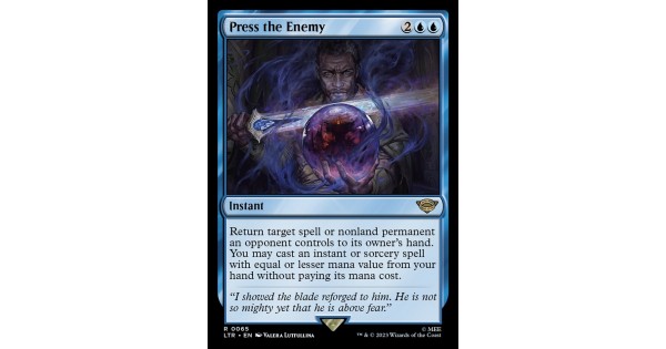 Press the Enemy-65 | MTG Foil | The Lord of the Rings: Tales of Middle-earth