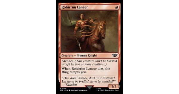 Rohirrim Lancer-146 | The Lord of the Rings MTG