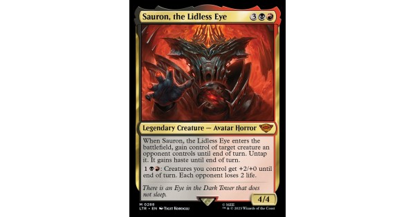 Sauron, the Lidless Eye-288 | The Lord of the Rings MTG