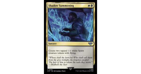 Shadow Summoning-226 | The Lord of the Rings MTG