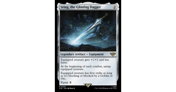 Sting, the Glinting Dagger-250 | The Lord of the Rings MTG