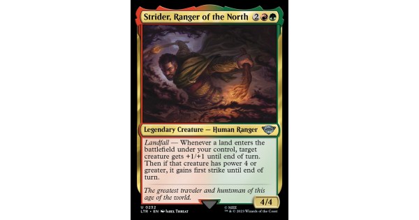 Strider, Ranger of the North-232 | The Lord of the Rings MTG