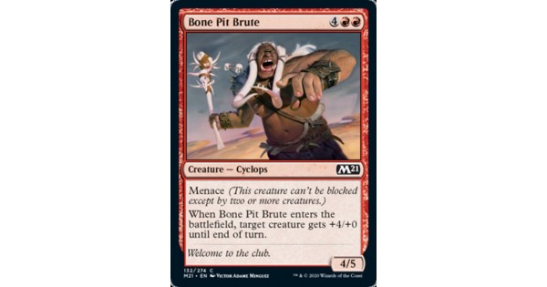Bone Pit Brute-132 | MTG | Core Set 2021