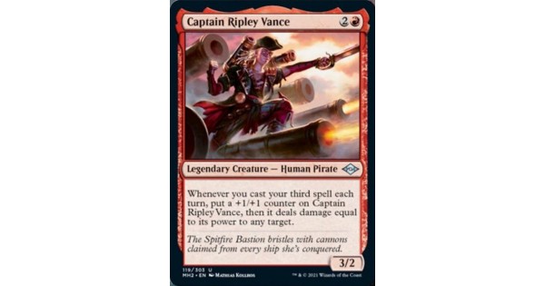 Captain Ripley Vance-119 | MTG | Modern Horizons 2