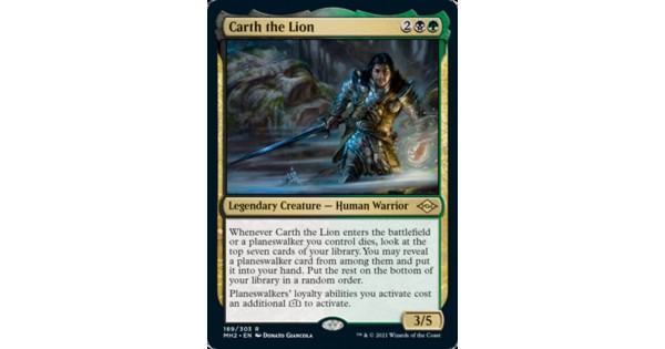 Carth the Lion-189 | MTG | Modern Horizons 2
