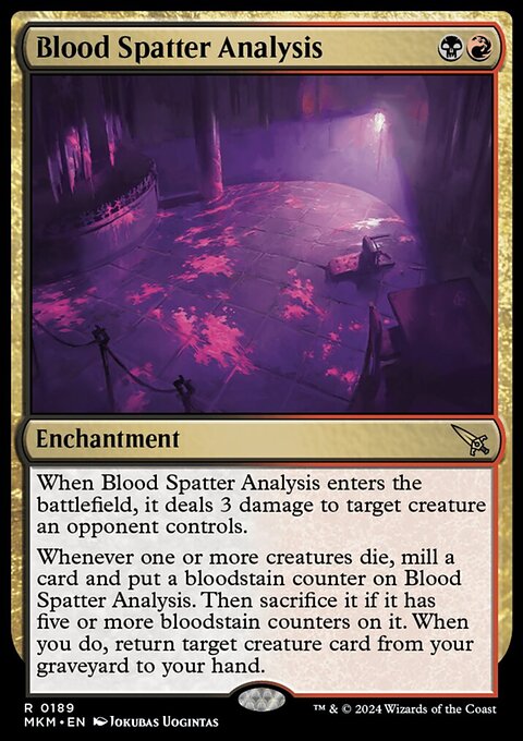 Blood Spatter Analysis